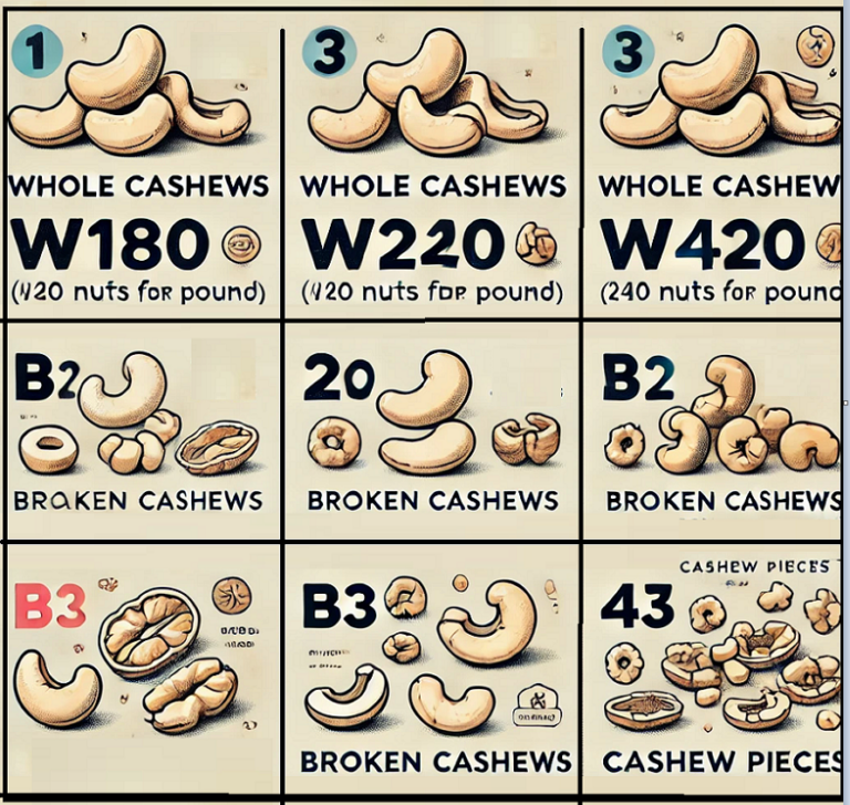 Understanding Cashew Grades: A Comprehensive Guide - GI AGROTECH